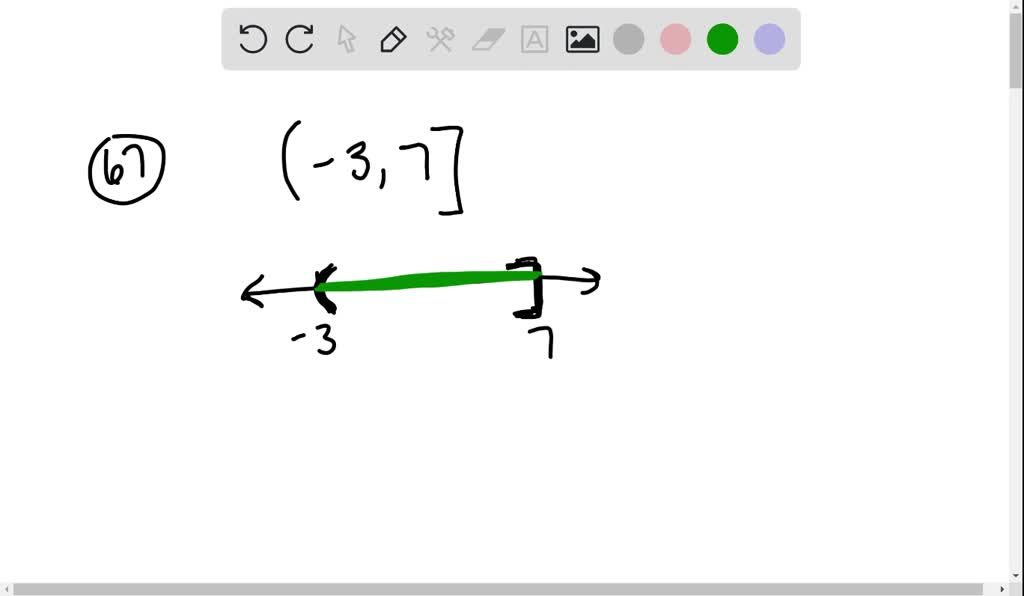 Solved Interval Notation Is Given For Several Sets Of Real Numbers Graph The Set And Write The