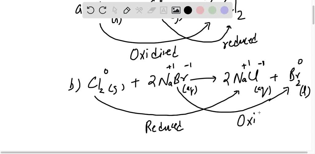 En las siguientes reacciones, identifique cuál reactivo se oxida y cuál ...