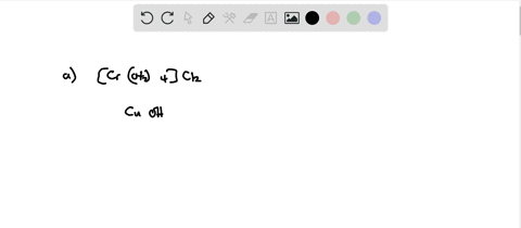 SOLVED:Write the formula for a potential ionization isomer of each of ...