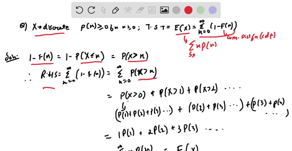 Solvedfinite Entropy Show That For A Discrete Random Variable X ∈ 12 If E Logx 3286