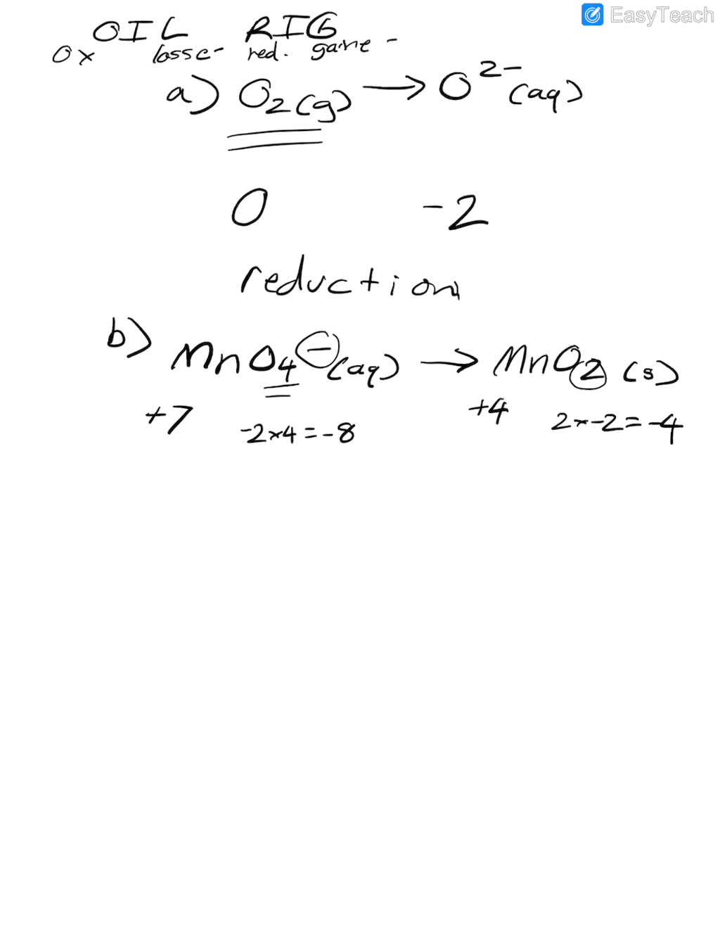 SOLVED III Classify Each Of The Following Half reactions As Oxidation SOLVED III Classify Each Of The Following Half reactions As Oxidation