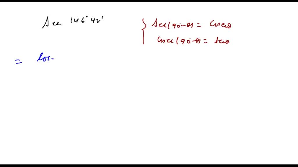 ⏩solved Write Each Function Value In Terms Of The Cofunction Of A