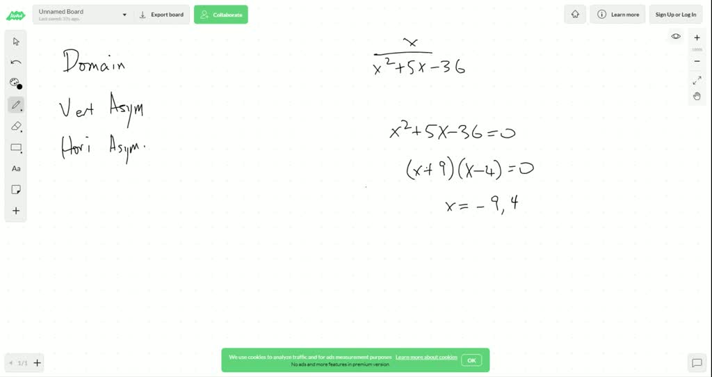 Solved For The Following Exercises Find The Domain Vertical