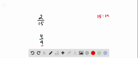 ⏩SOLVED:Using the 2 / n table, write (13)/(15), (9)/(45), and… | Numerade
