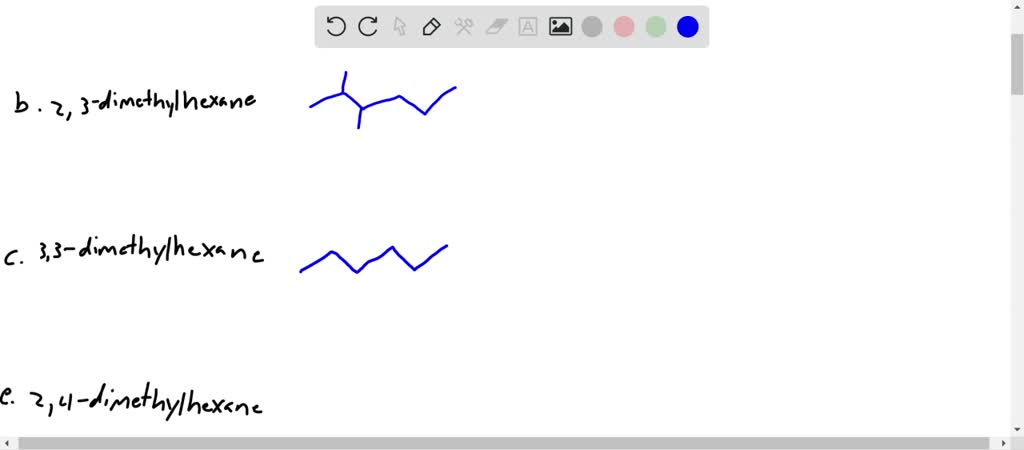 SOLVED:Draw a structural formula for each of the following compounds. a ...