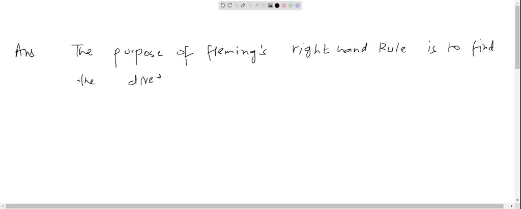 ⏩SOLVED:State Fleming's right hand rule. | Numerade ⏩SOLVED:State Fleming's right hand rule. | Numerade