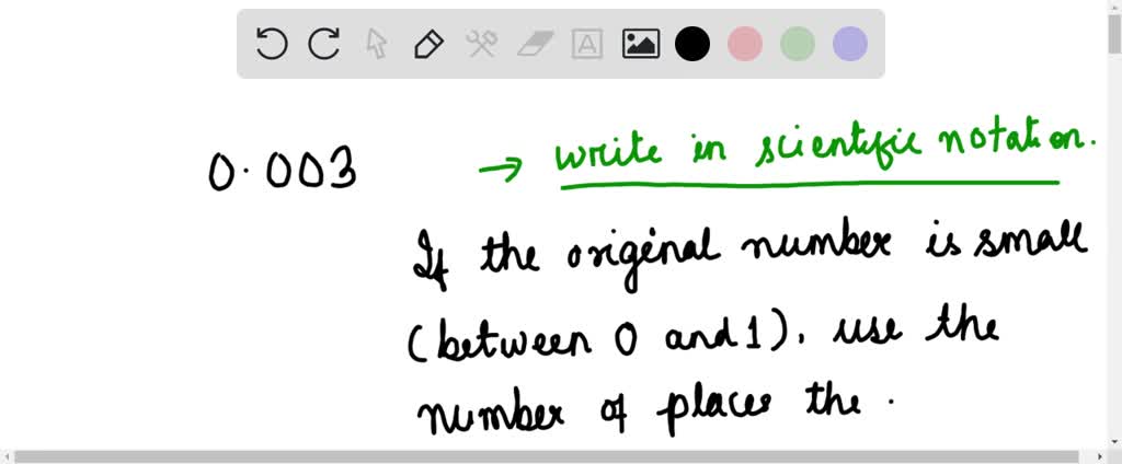 SOLVED:Write the following decimal numbers in scientific notation and ... SOLVED:Write the following decimal numbers in scientific notation and ...