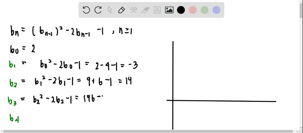 Sketch a graph showing the first five terms of the sequence. (A graphing utility is optional) b0 ...