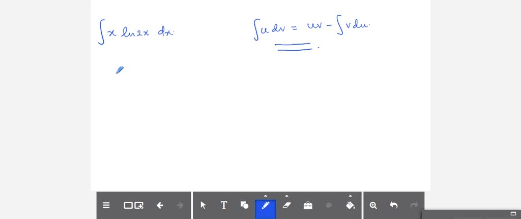 SOLVED:Identify u and d v for finding the integral using integration by parts. (Do not evaluate ...