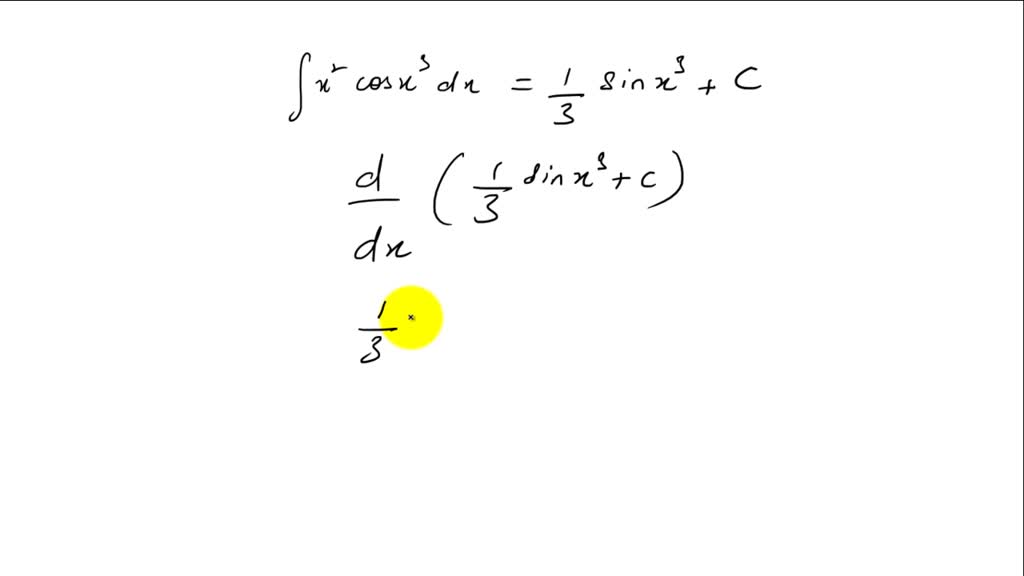 SOLVED:Verify the following indefinite integrals by differentiation ... SOLVED:Verify the following indefinite integrals by differentiation ...
