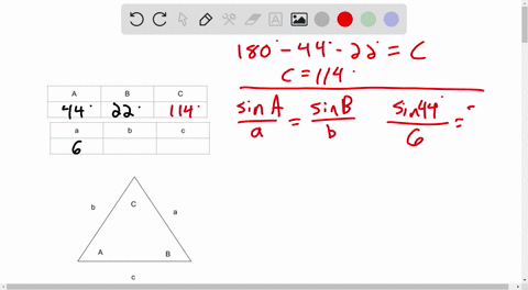 SOLVED:Standard notation for triangle ABC is used throughout. Use a ...