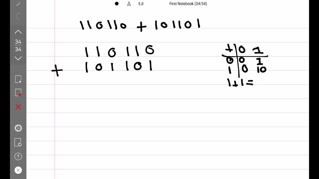 SOLVED:Repeat Exercise 1.53, assuming that the binary numbers are in ...