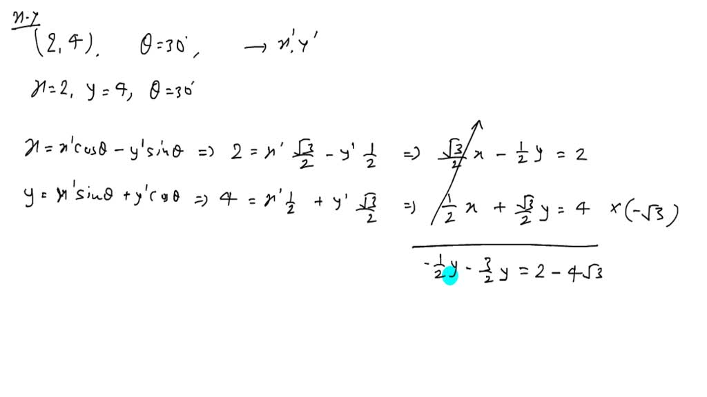 SOLVED:The x^' y^' -coordinate system is rotated θdegrees from the x y -coordinate system. The ...