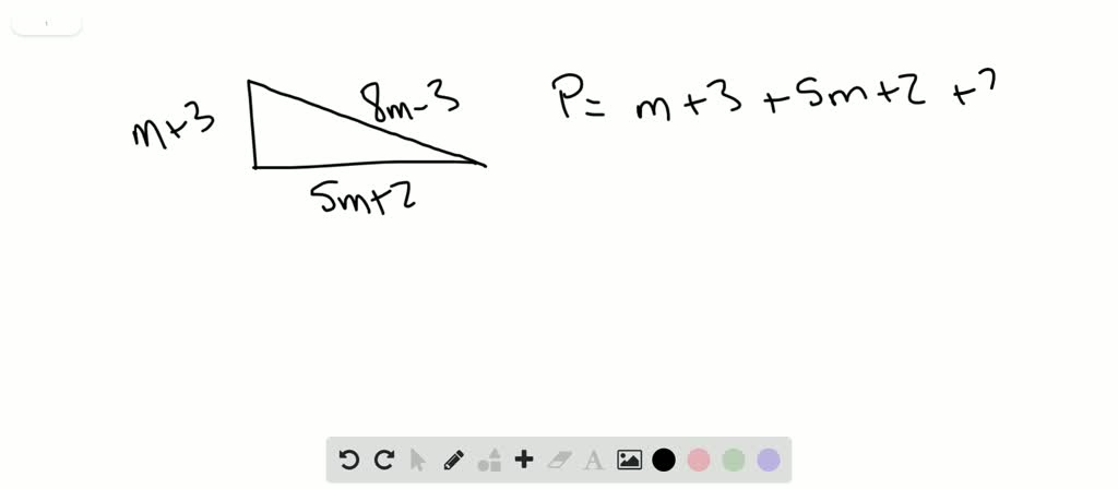 SOLVED:Write an expression in simplest form for the perimeter of each shape. (FIGURE CANNOT COPY)