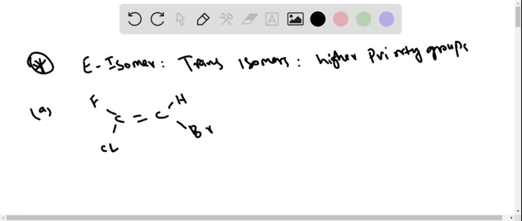 The “E”-isomer is | Numerade