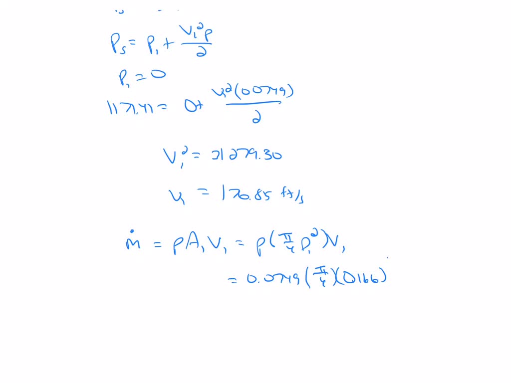 Air discharges from a 2 -in.-diameter nozzle and strikes a curved vane ...