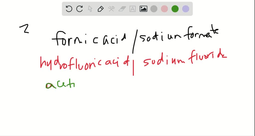 SOLVED:Three buffers are prepared using equal concentrations of formic ...