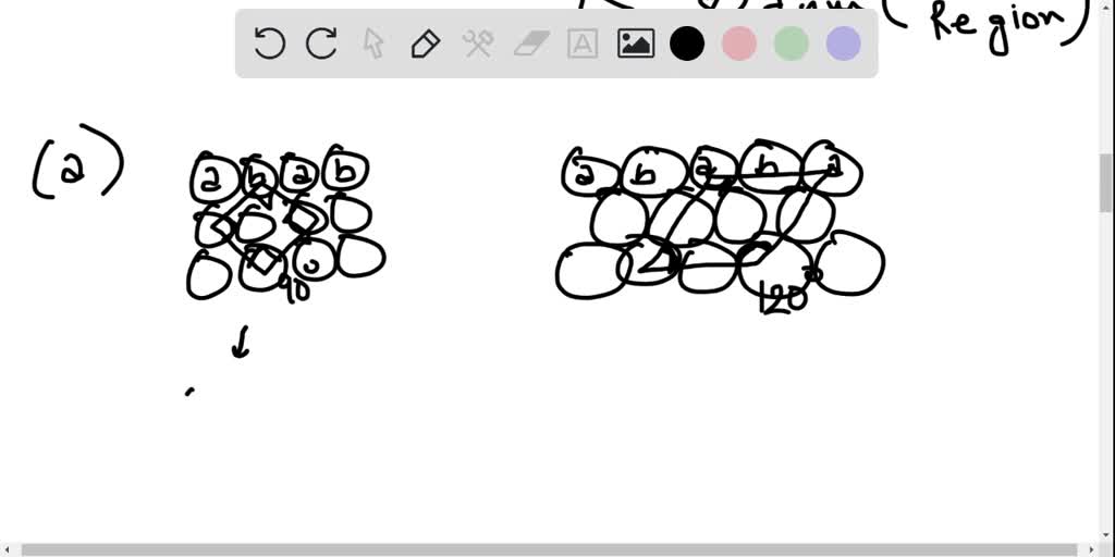 SOLVED:Two patterns of packing different types of spheres are shown ...