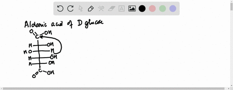 The aldaric acid of D-glucose forms two five-membered-ring lactones ...