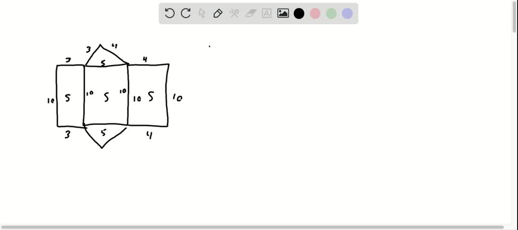SOLVED:Draw a net of each solid shown or described. Then find the lateral area and surface area ...