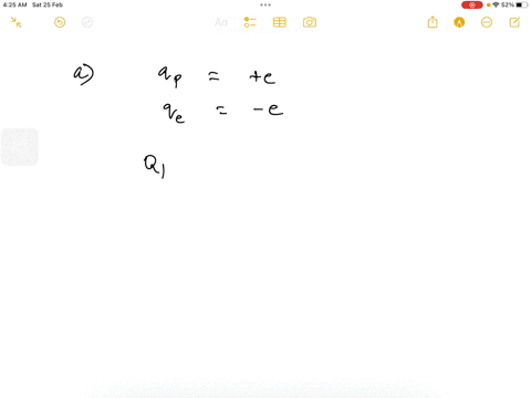 SOLVED: Think & Calculate A system consists of 55 electrons and 43 protons. (a) Is the total ...