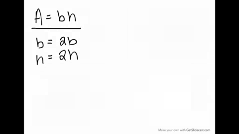 SOLVED:The formula A=b h is used to find the area of a parallelo. gram ...