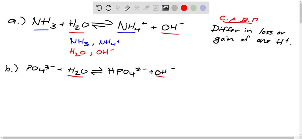SOLVED:In each of the following chemical equations, identify the ...