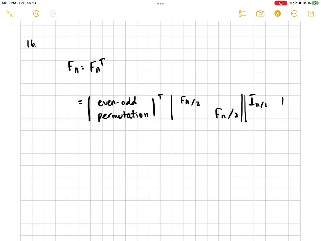 ⏩SOLVED:F is symmetric. So transpose equation (14) to find a new… | Numerade