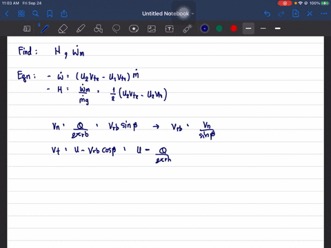 SOLVED:Dimensions of a centrifugal pump impeller are Parameter Inlet ...