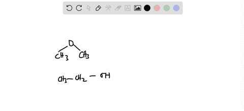 ⏩SOLVED:Ethanol, an alcohol, and dimethyl ether both have the… | Numerade