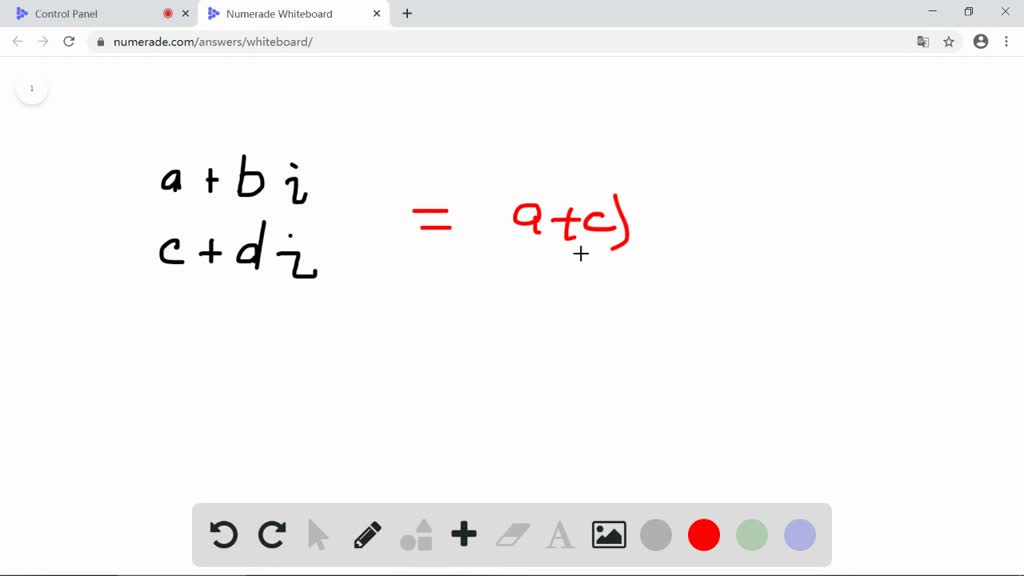 SOLVED Explain How To Add Complex Numbers Provid 