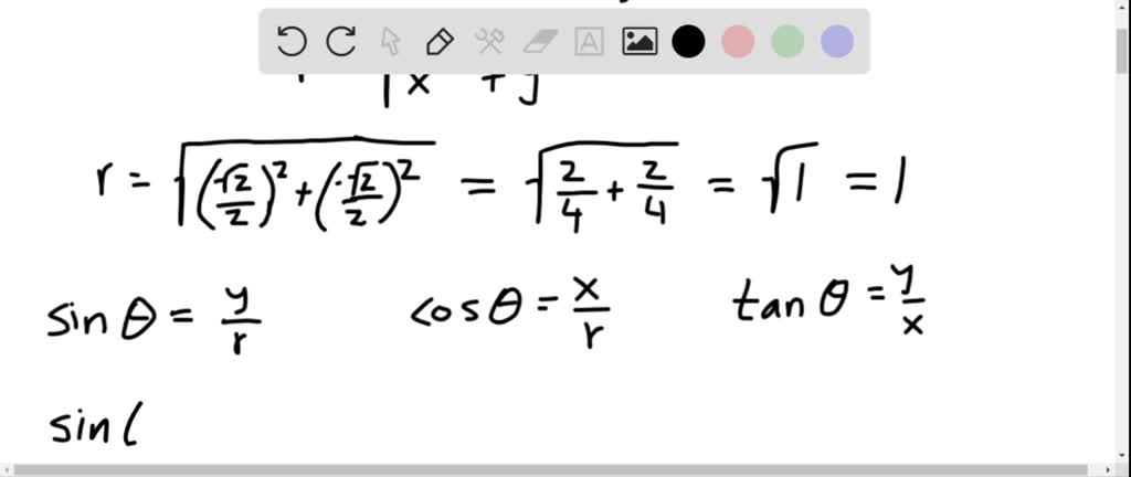 Each figure shows an angle \theta in standard pos…