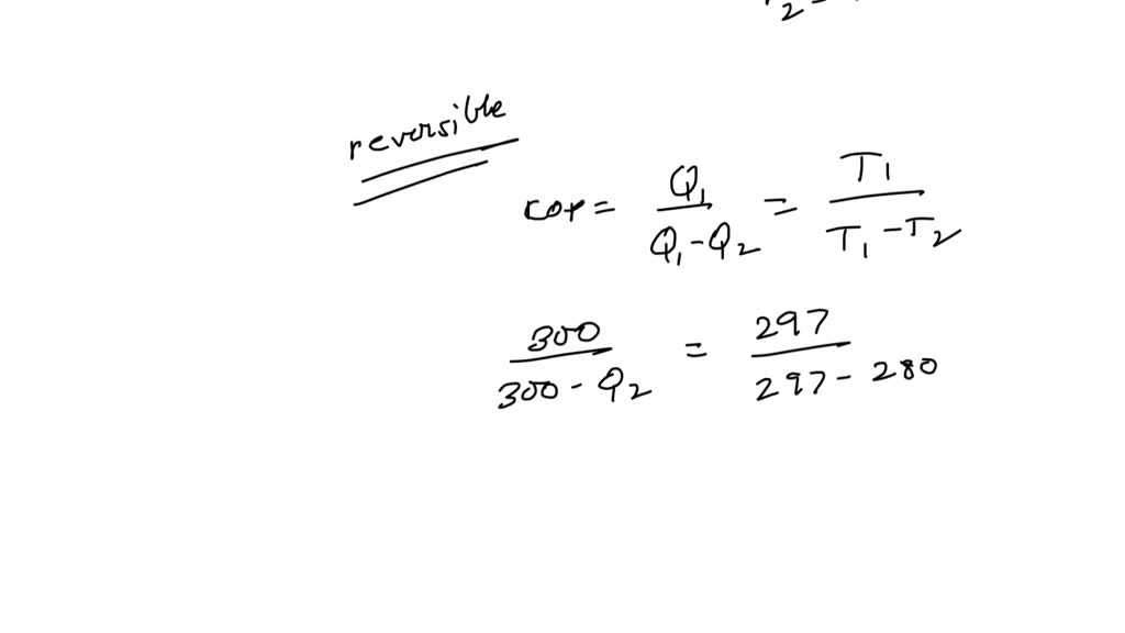 SOLVED:A completely reversible heat pump produces heat at a rate of 300 ...