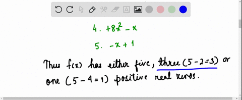 SOLVED:Determine the different possibilities for the numbers of ...