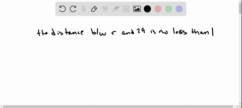 SOLVED:Write each statement as an absolute value equation or inequality. r is no less than 1 ...