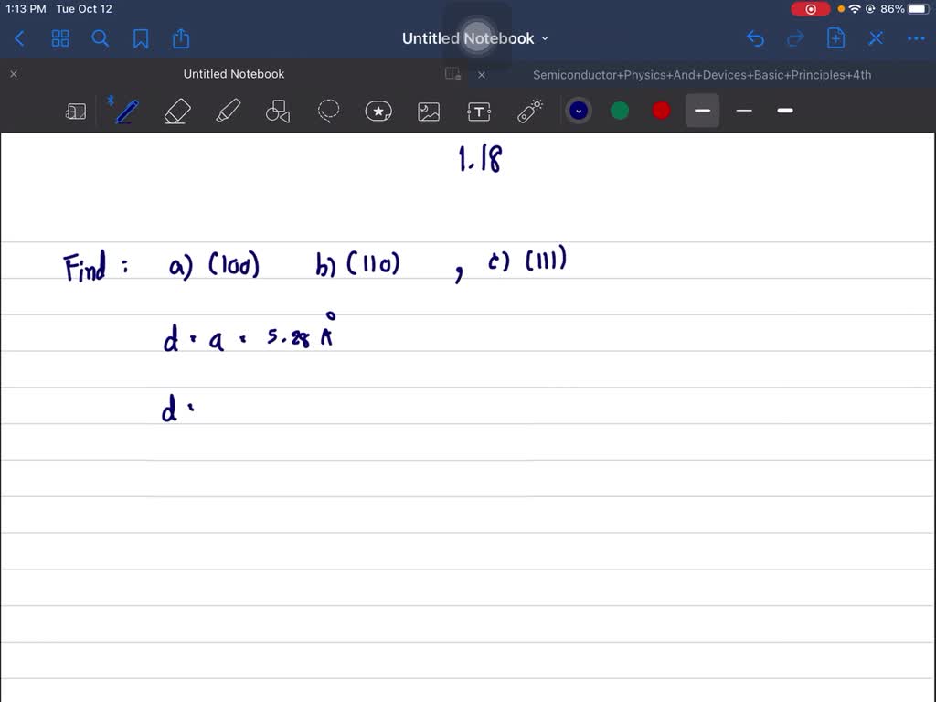 SOLVED:The lattice constant of a simple cubic primitive cell is 5.28 Å. Determine the distance ...