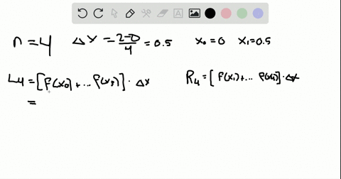 SOLVED: Riemann sums from tables Evaluate the left and right Riemann sums for f over the given ...