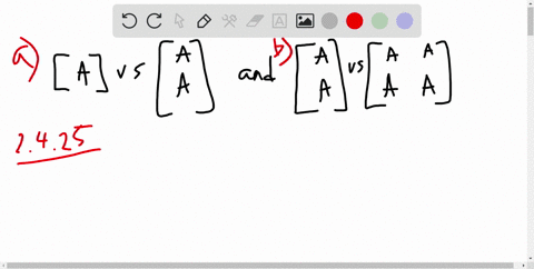 SOLVED: Which subspaces are the same for these matrices of different ...