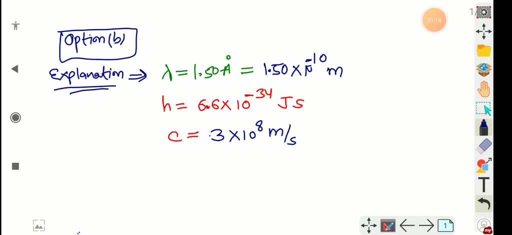 SOLVED:An X-ray tube with copper target emit Kα line of wavelength 1.50 ...