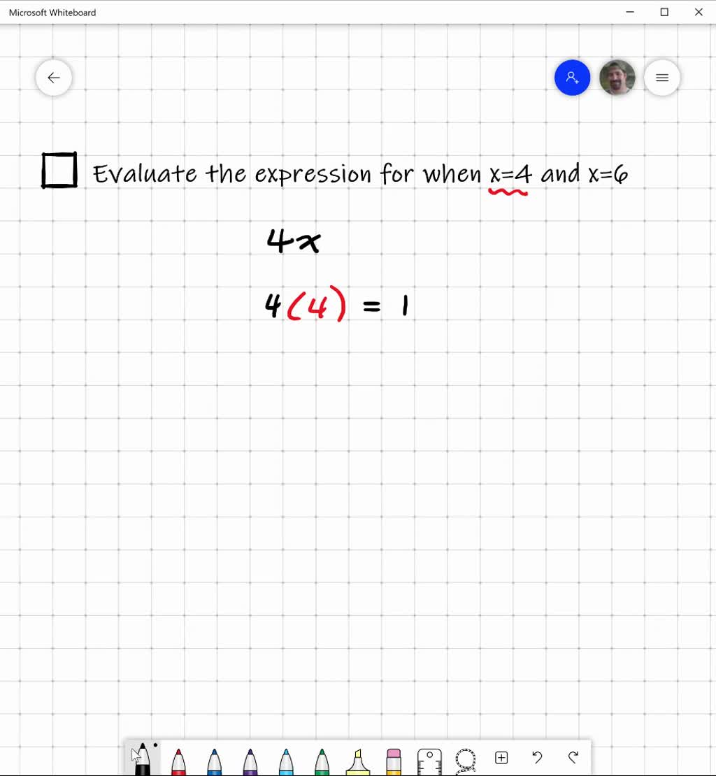 Find the value for (a) x=4 and (b) x=6. 4 x | Numerade