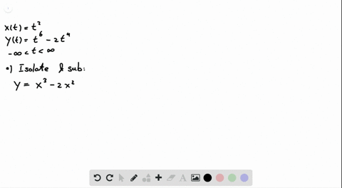 SOLVED:Exercises 1-18 give parametric equations and parameter intervals for the motion of a ...
