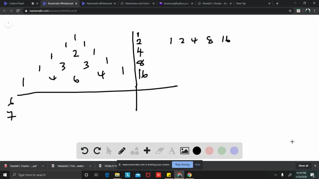 SOLVED:The first five rows of Pascal's Triangle a…