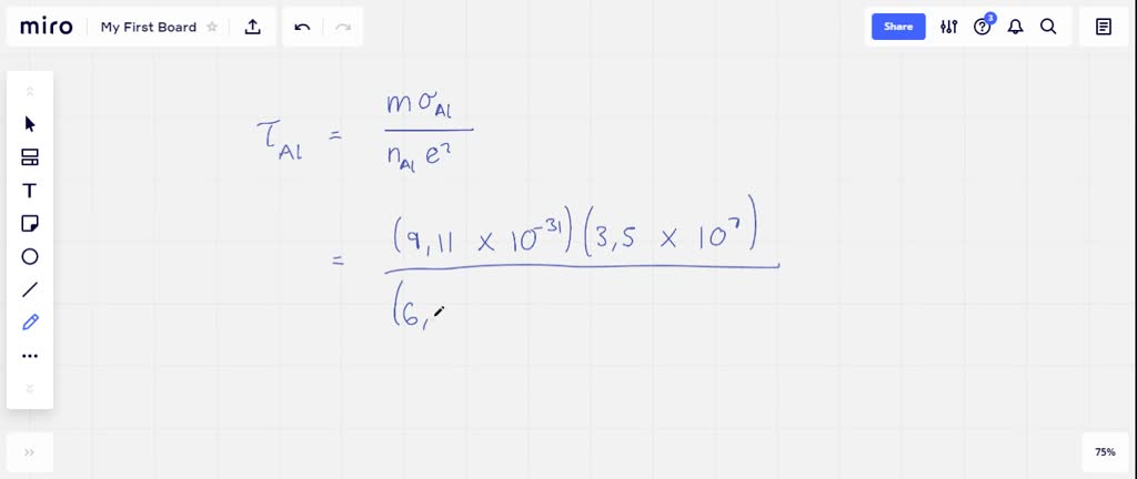 SOLVED: What is the mean time between collisions for electrons in an ...