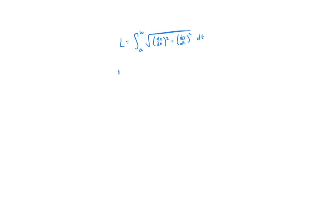 SOLVED:Set up an integral that represents the length of the part of the parametric curve shown ...