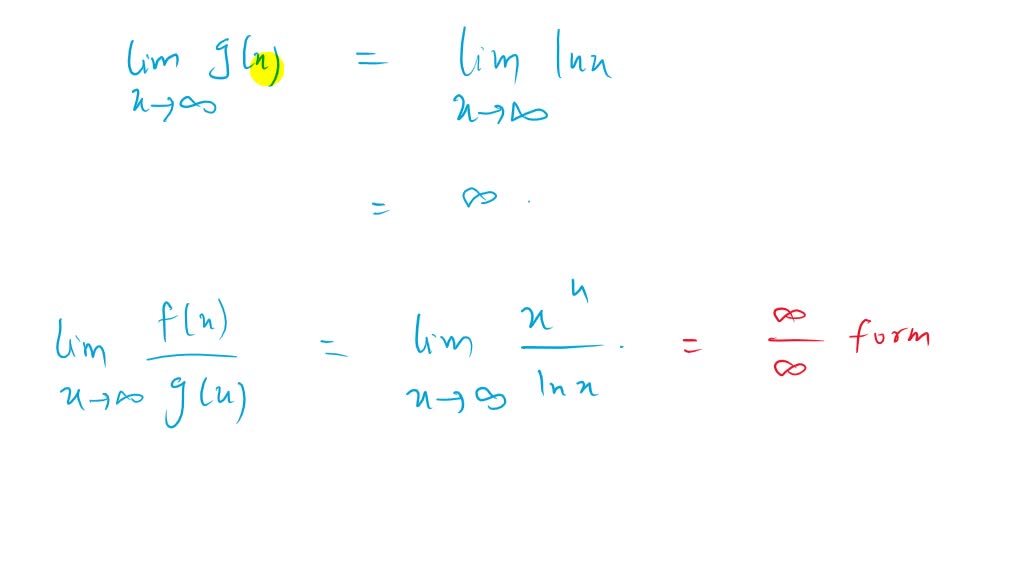 ⏩SOLVED:Concern dominance of functions as defined earlier. Use… | Numerade