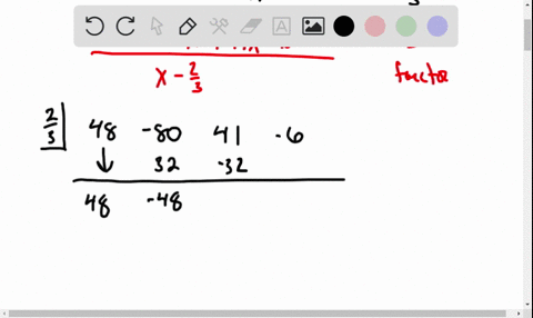 SOLVED:Using the Factor Theorem In Exercises 47-52, use synthetic division to show that x is a ...