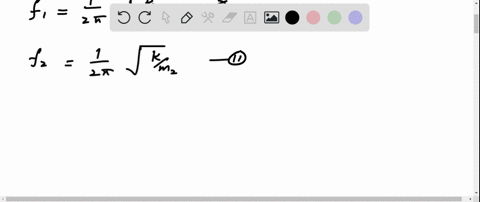 SOLVED:Objects of equal mass are oscillating up and down in simple harmonic motion on two diff ...