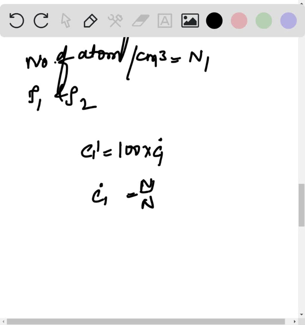 SOLVED: For a solid solution consisting of two elements (designated 1 ...