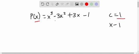 ⏩SOLVED:Factor Theorem Use the Factor Theorem to show that x-c is a… | Numerade