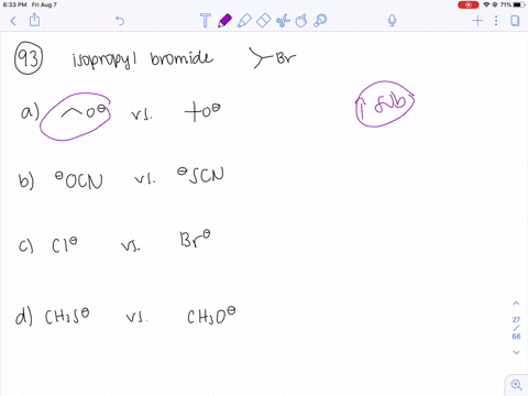 SOLVED:Indicate which species in each pair gives a higher substitution ...